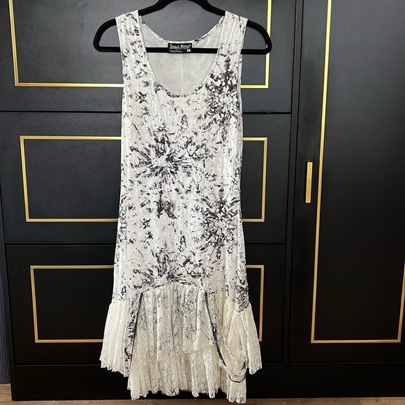 Tango Mango | Dresses | Black And White Tango Mango Tank Dress With ...